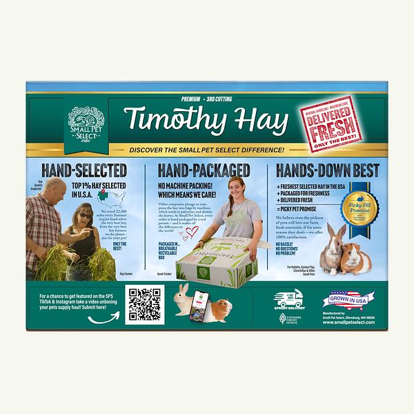3rd Cutting "Super Soft" Timothy Hay – Small Pet Select U.S. - Wholesale